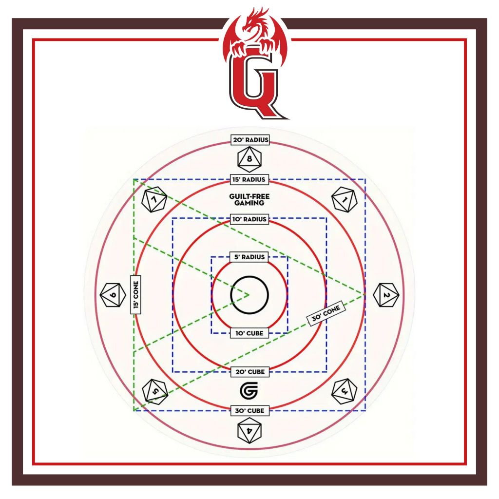Spell Template - AOE Spell Template Generic Quality for tabletop games ...