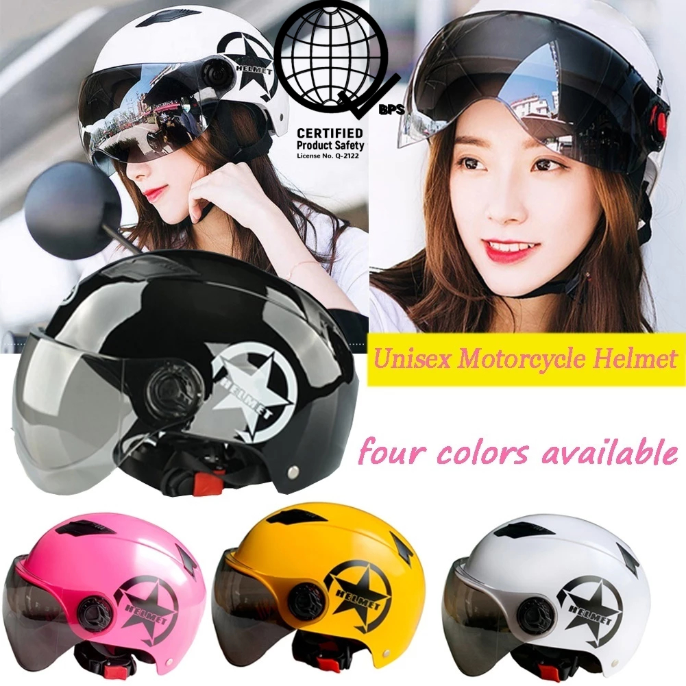 Kele Motorcycle Helmet Electric Bike Bicycle Helmet Half Face Open Face ...