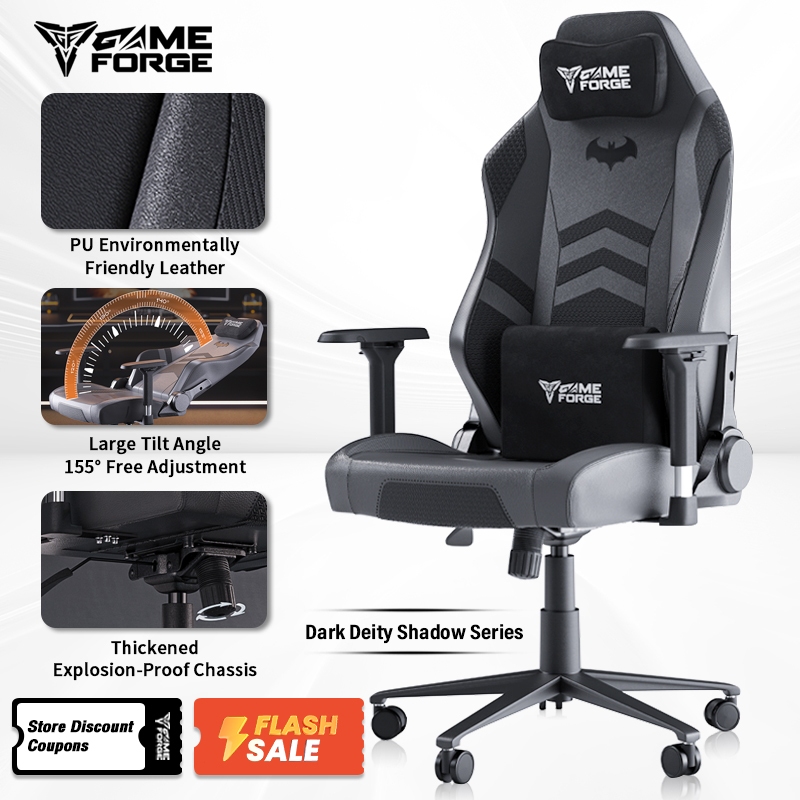 GAMEFORGE Gaming Chair Dark Deity Shadow Ergonomic chair Magnetic ...