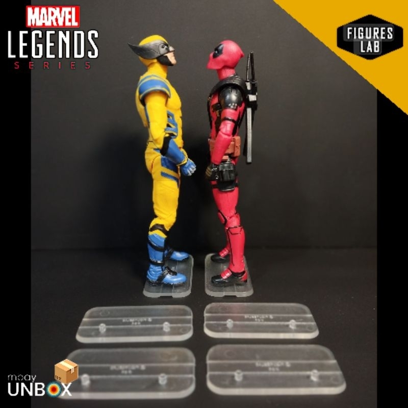 Marvel Legends Series CLEAR RECTANGLE BASE STAND-FIGURESLAB | Shopee ...