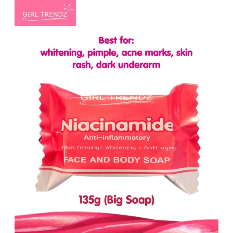 Niacinamide Whitening Soap Infamatory Best for Skin Rashes and ...