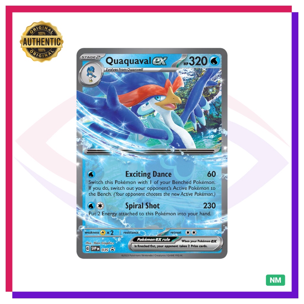 [Pokemon] Quaquaval ex | Black Star Promos | 035 | EN | Shopee Philippines
