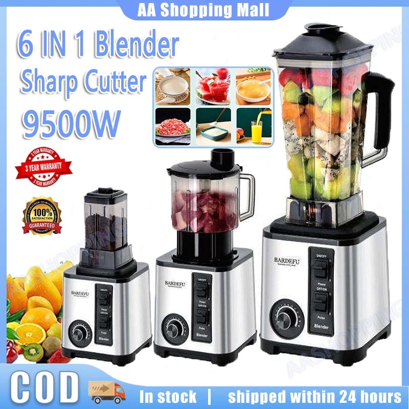 6 in 1 Blender And Food Processor Juicer Chopper Ice Crusher Household ...