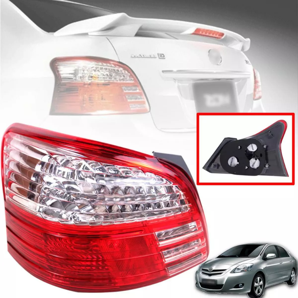 Toyota Vios 2010-2012 Batman 2nd gen Tail lamp Tail light Taillamp ...