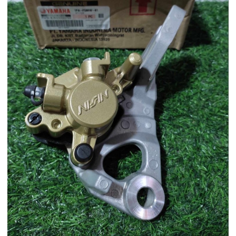GENUINE REAR CALIPER ASSY ASSEMBLY WITH BRACKET FOR YAMAHA SNIPER 150 ...