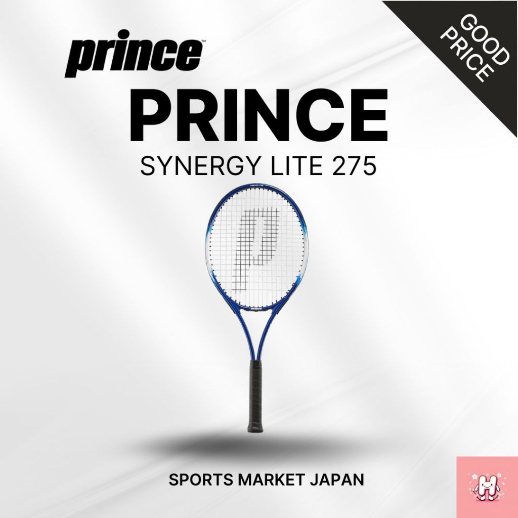 Prince SYNERGY LITE 275 Tennis Racket - Navy/White, Grip Size 2 [Direct ...