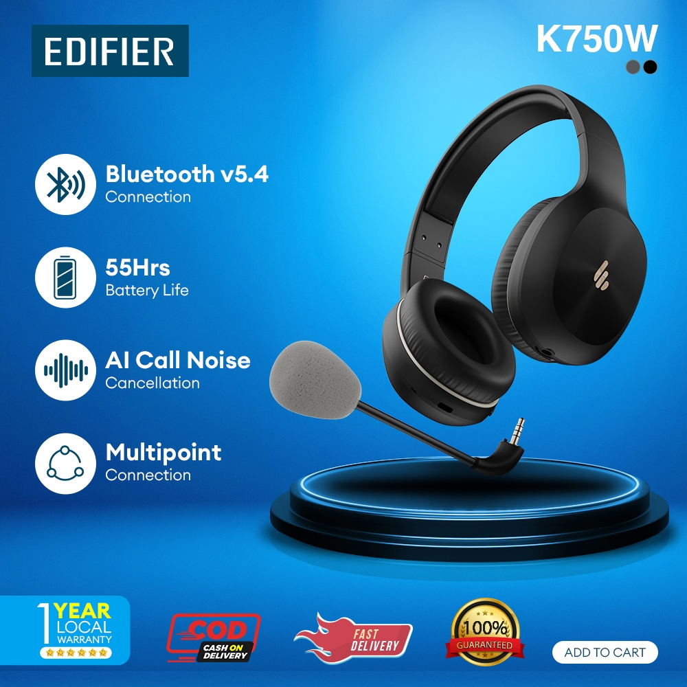 Edifier K750W Wireless Stereo Headset with Microphone | Shopee Philippines