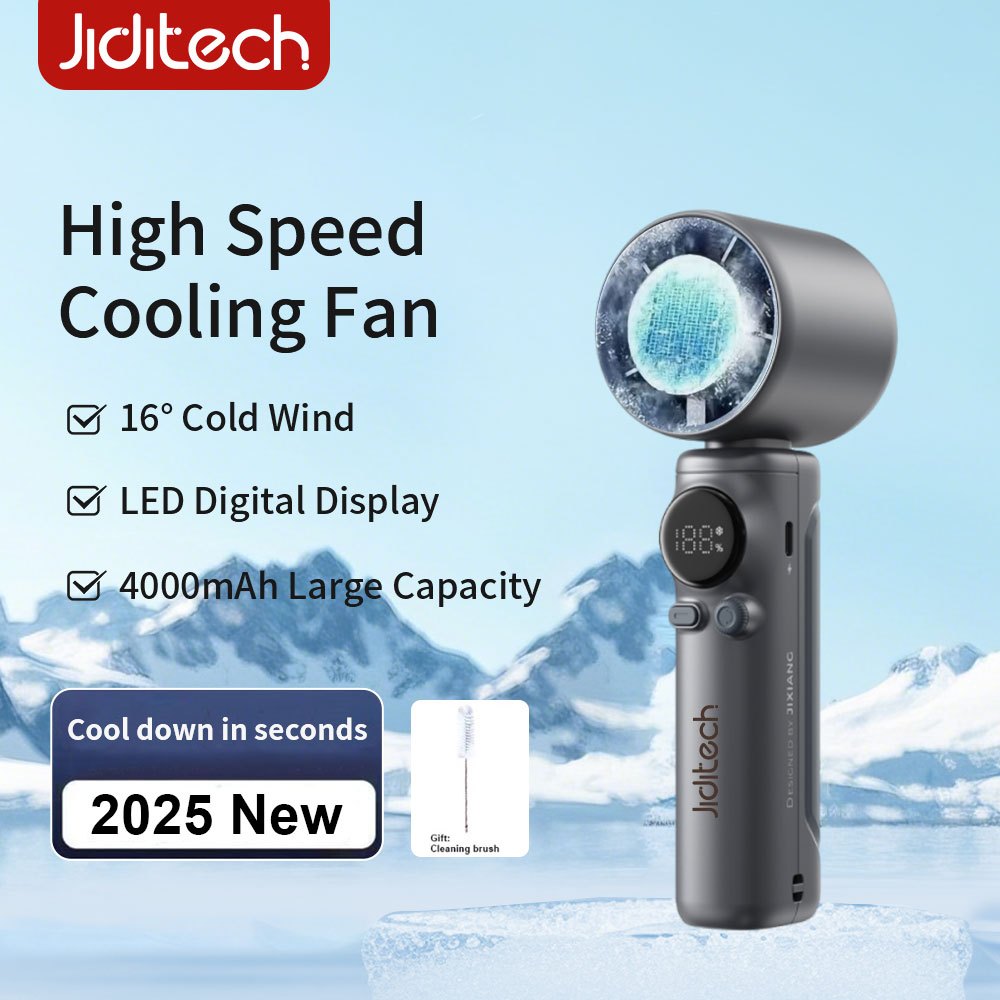 Jiditech High-speed Handheld Fan With Cooling Plate Fast Cooling 100 ...
