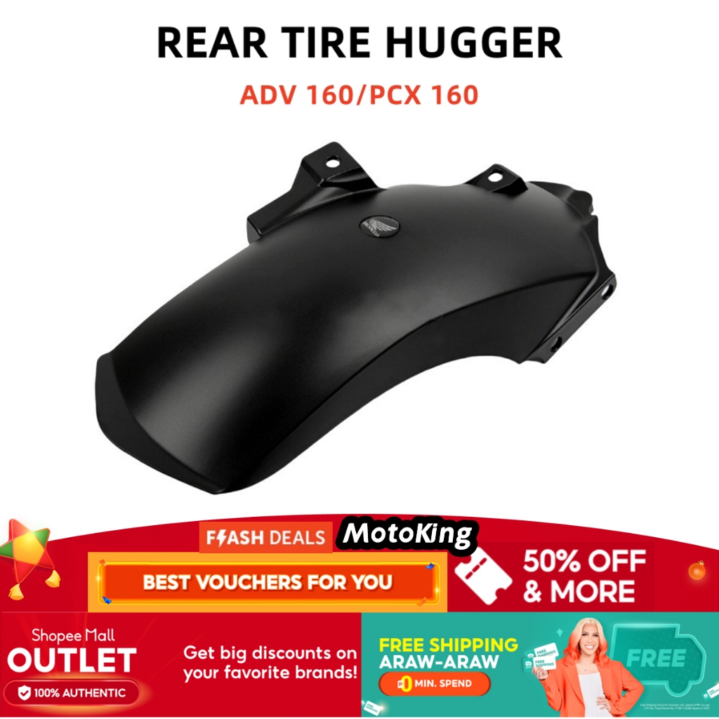 ADV 160/PCX 160 /CLICK 125/150 REAR TIRE HUGGER LONG REAR FENDER MUD ...