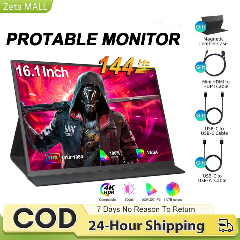Expose Portable monitor Touch Uitra-Thin 15.6inch HDR FHD Game/Ofhce ...