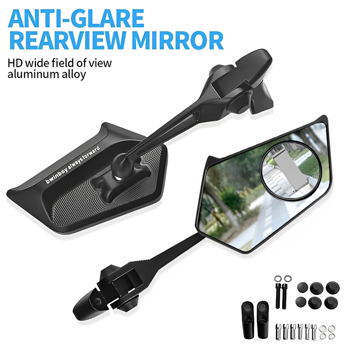 Side Mirror Street King V8 Full Alloy Rearview Mirror Non-Graded HD ...