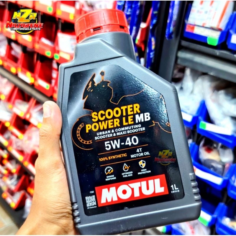 MOTUL POWER LE FULLY SYNTHETIC 5w-40 1Liter new packaging | Shopee ...