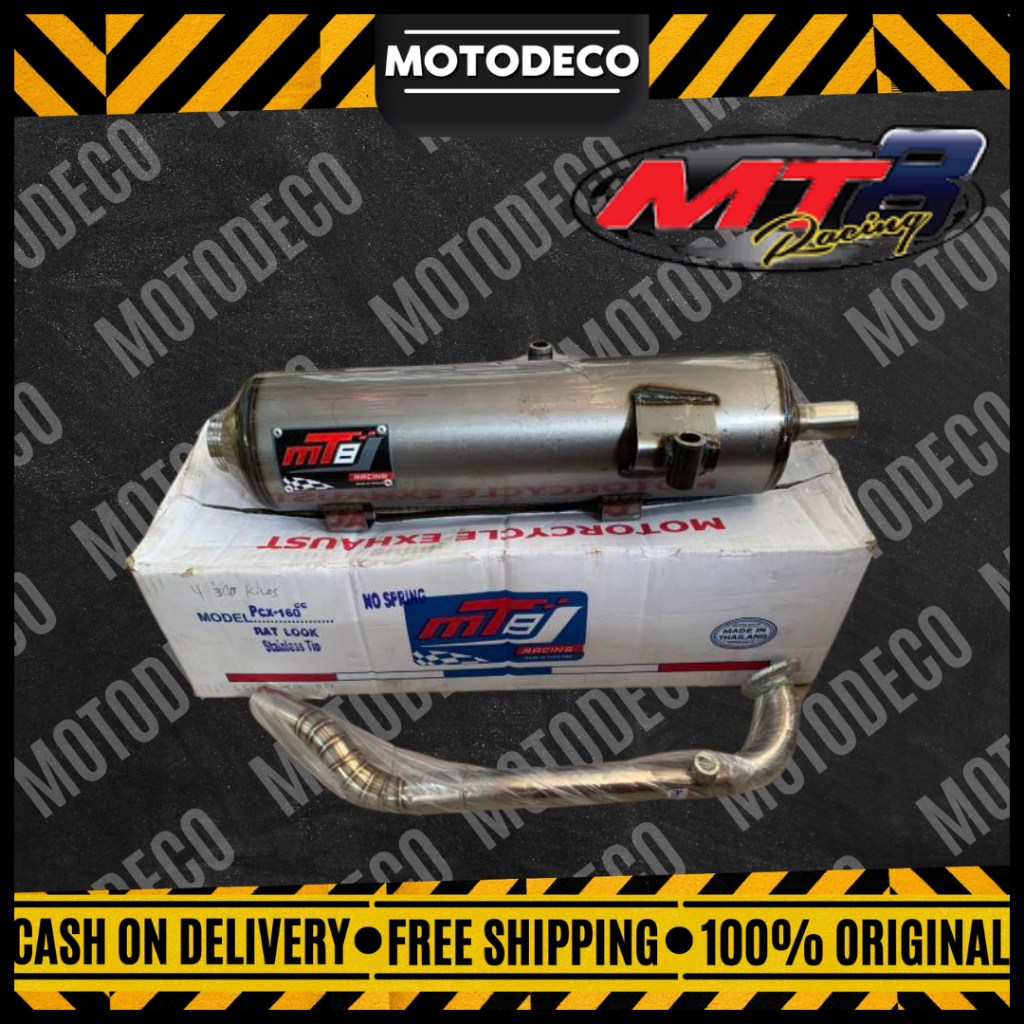 MT8 PIPE STAINLESS TIP / RAT LOOK for PCX 160 | Shopee Philippines