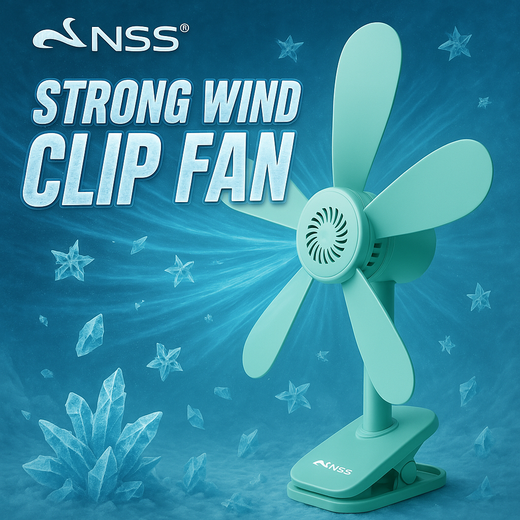 nss Stand Fan Electric Fan Clip Fan Portable Desk/Table Fan Blades Fan ...