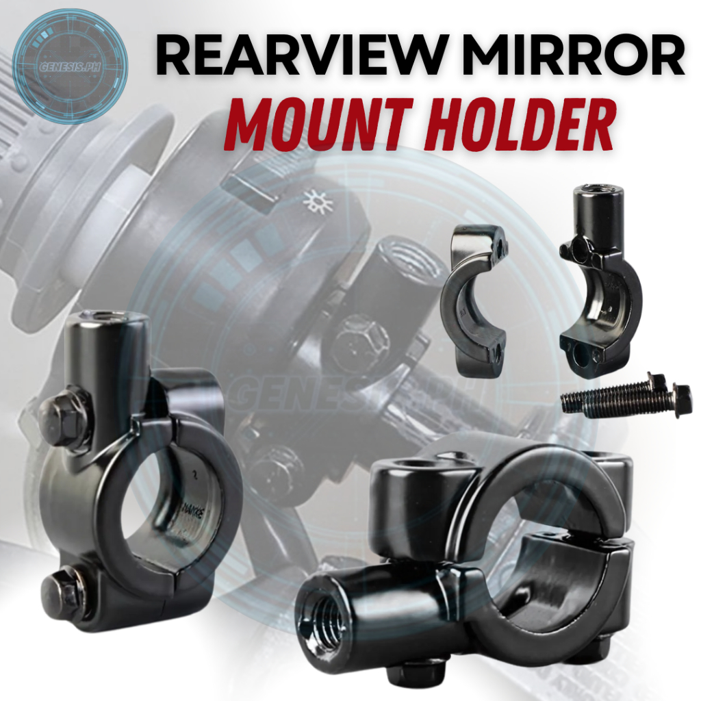 Genesis Motorcycle Rearview Mirror Mount Holder Side Mirror Adapter ...