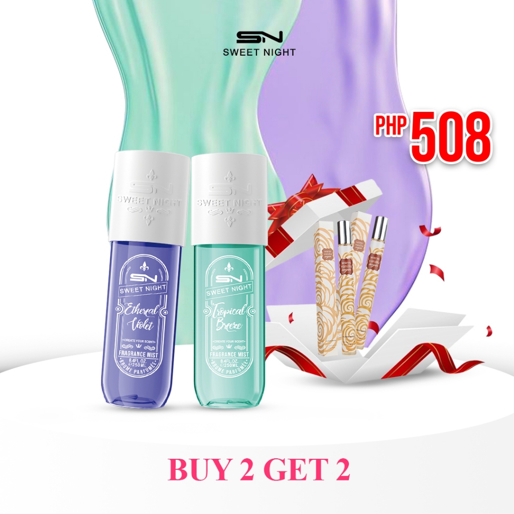 Sweet Night Scented Bliss Products BUY 2 250ml GET 2 GIFT 35ml Perfume ...
