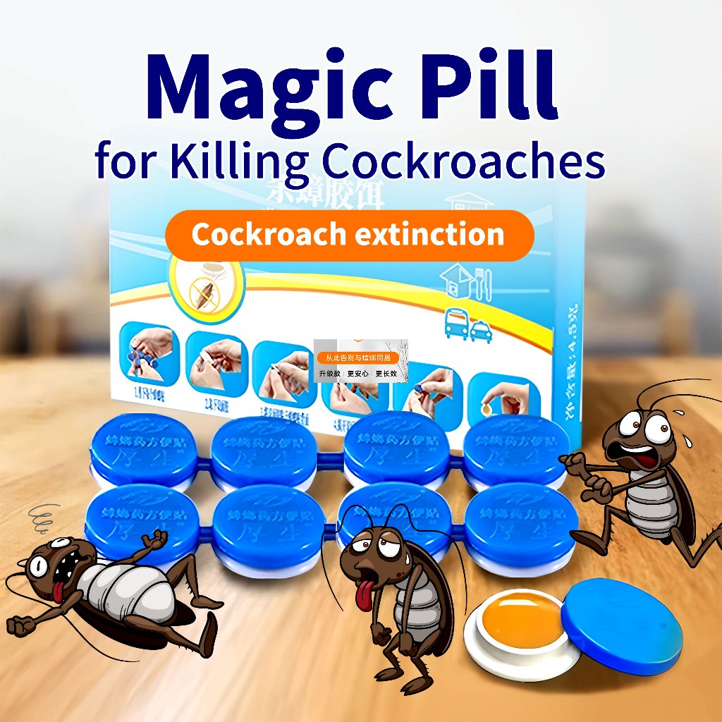 8 grain/box Cockroach Bait No-toxicity Cockroach Killer Cockroach Traps ...