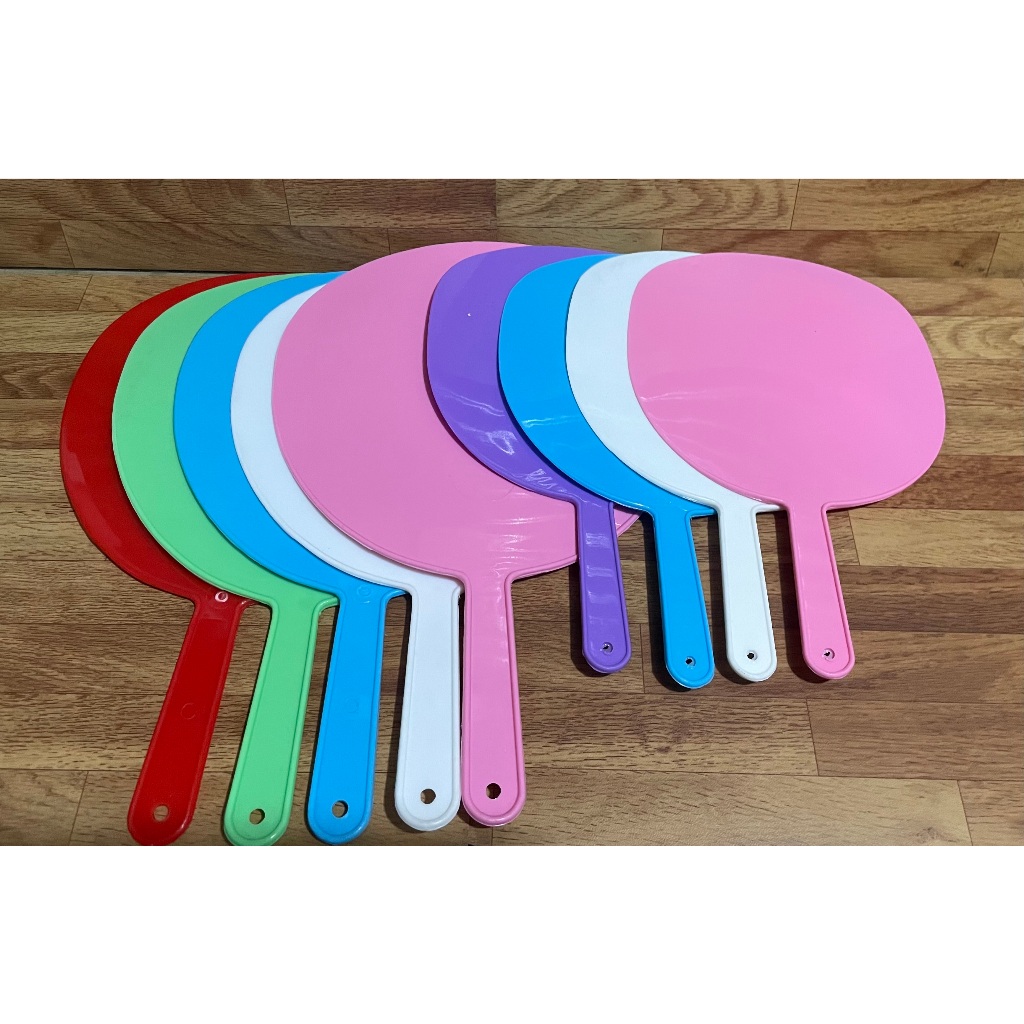 12pcs Plastic Handy Fan with Handle/Pamaypay/Paypay Souvenir Giveaway ...