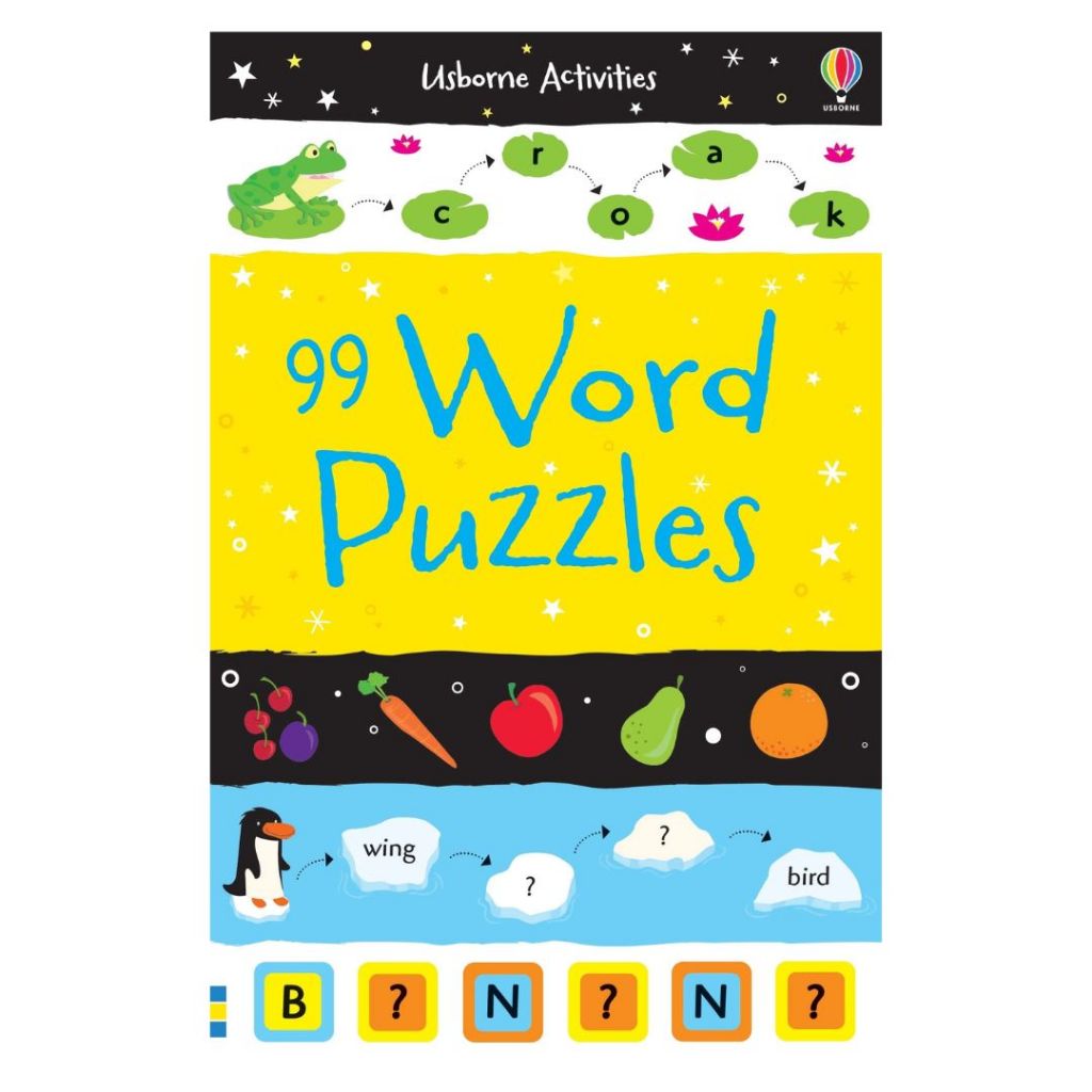 Usborne Activities 99 WORD PUZZLES (activity book) | Shopee Philippines