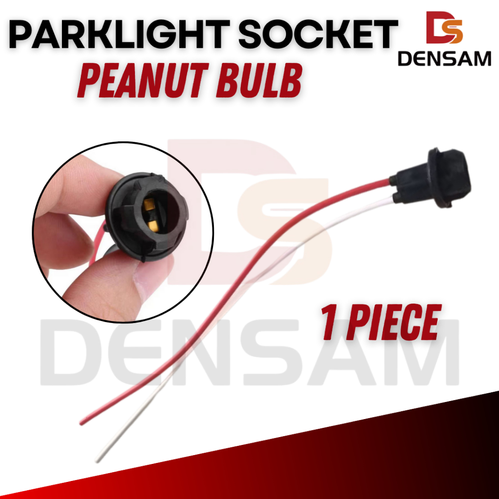 Densam Motorcycle Parklight Socket Peanut Bulb Socket Park Light Socket ...