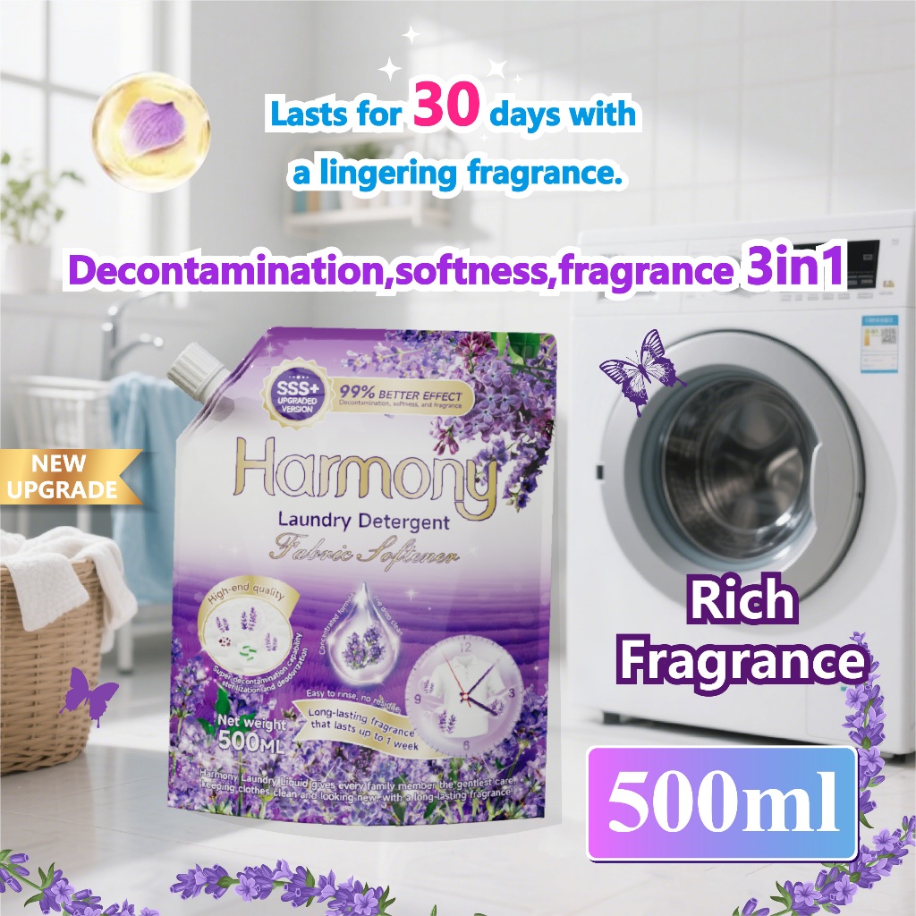 500ML Natural 72h Long Last scent 4in1 washing powder baby detergent ...