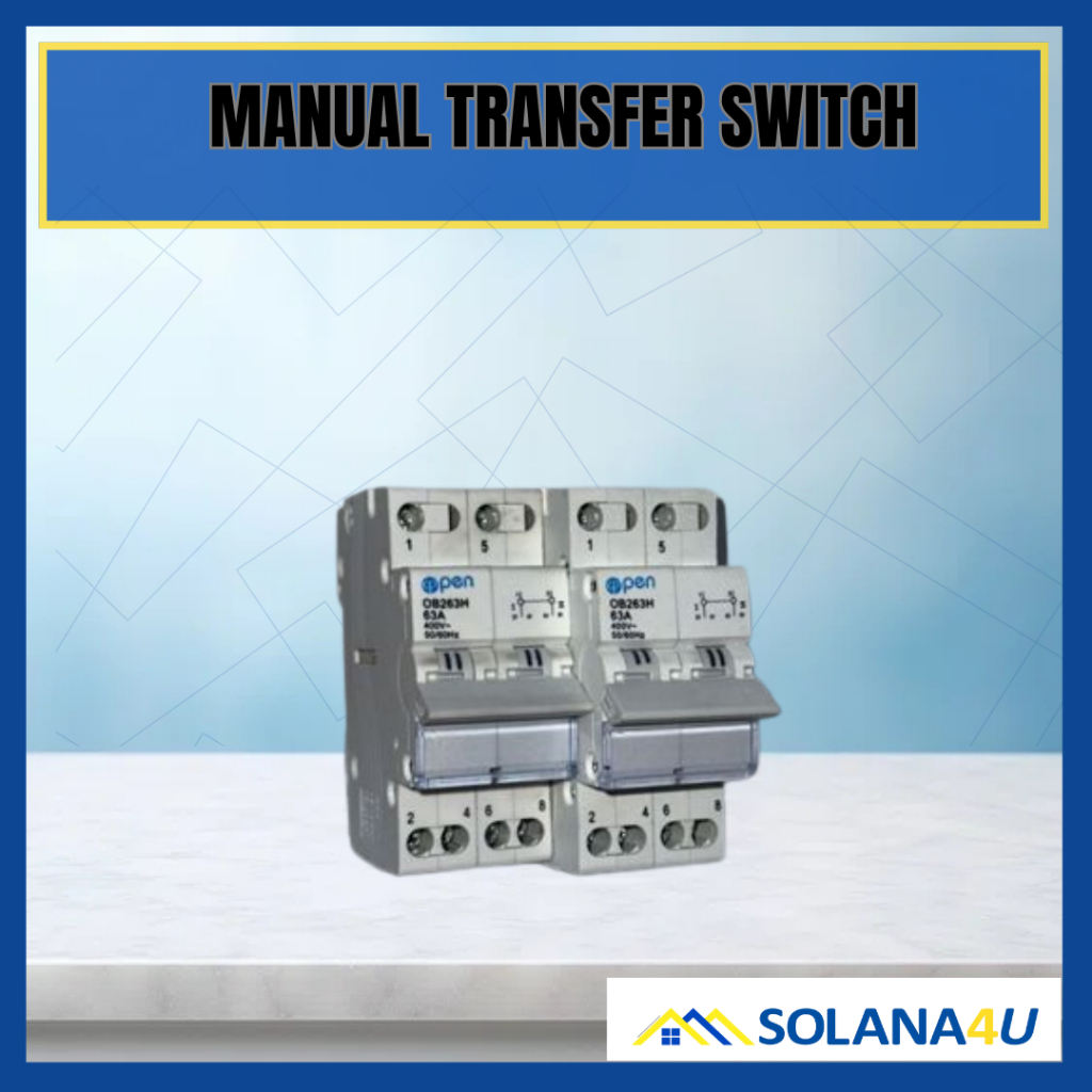 SOLAR MANUAL TRANSFER SWITCH AC 63A 400V | Shopee Philippines