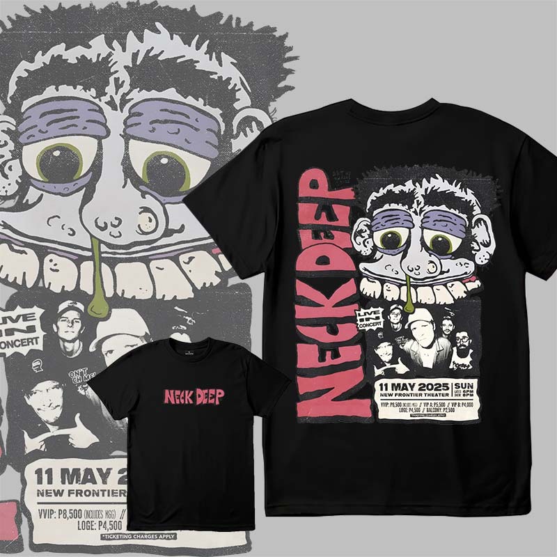 Neck Deep：December - Music Fans Print shirt T-shirt Thick Cotton ...