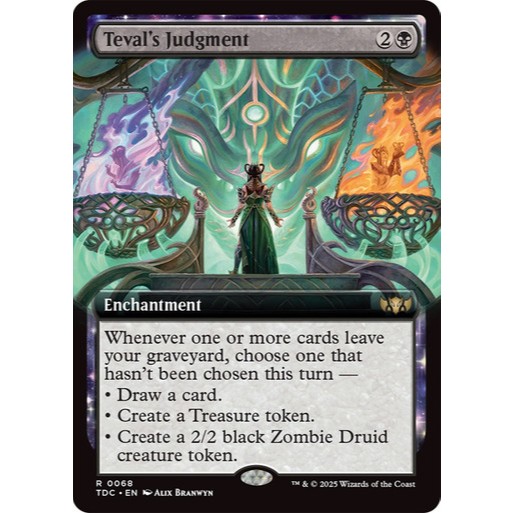 Magic: The Gathering | Teval's Judgment (Extended Art) | Tarkir ...