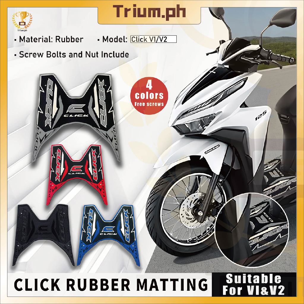 Rubber Footboard For Click V1 V2 Matting high quality Rubber Click V1 ...