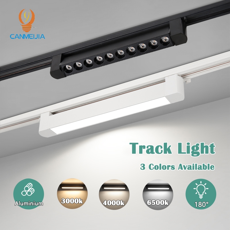 Long Track Light Bar 12W 20W 30W 40W COB Linear Lighting Ceiling Lamps ...