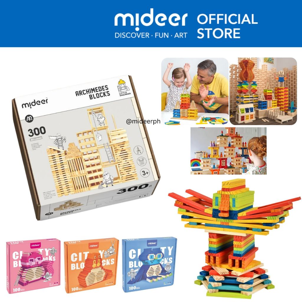 Mideer Wooden Building City Puzzles by Mideer | Shopee Philippines
