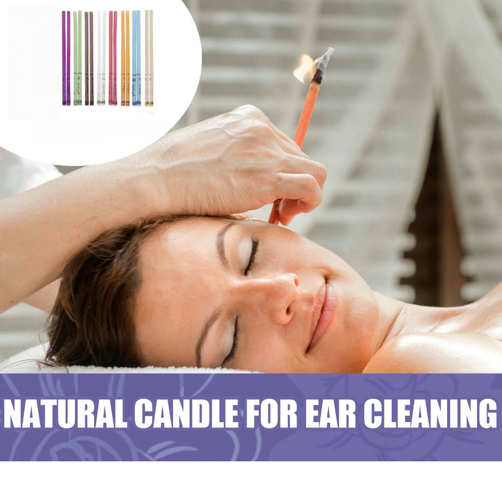 10pcs/5pairs Natural Beeswax Ear Candle for Aromatherapy & Relaxation ...