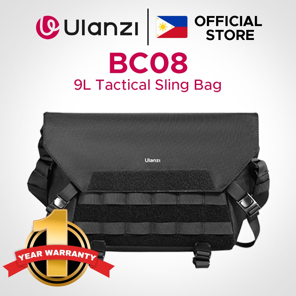 Ulanzi BC08 9L Tactical Camera Sling Bag w/ Tripod Strap Holder ...