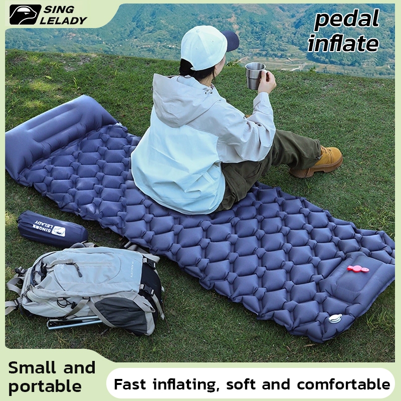 Load capacity200KG Camping Sleeping Pad Inflatable Mattress Ultralight ...