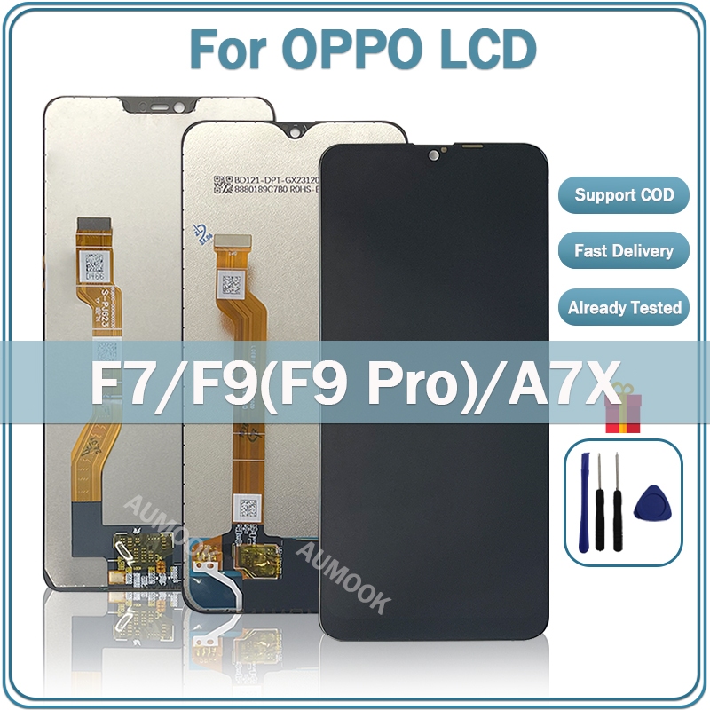 LCD For OPPO F7 F9 F9Pro LCD Digitizer Touch Screen A7x Display ...
