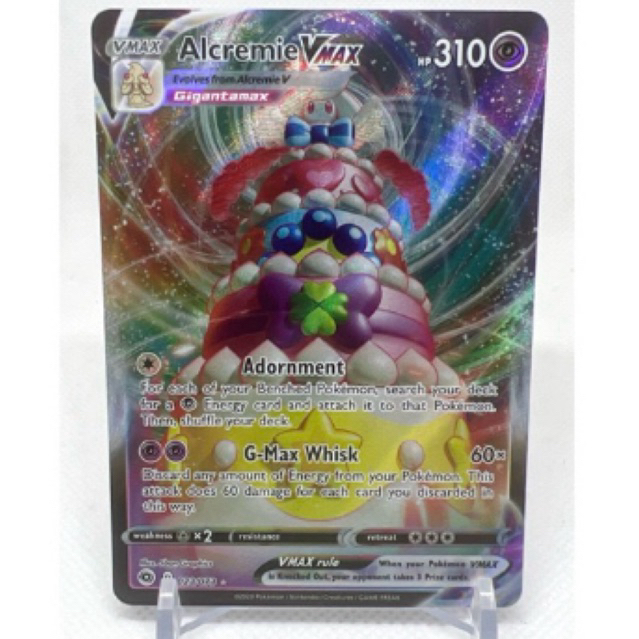 Alcremie VMAX - 023/073 - Ultra Rare Champion's Path - Pokemon TCG | Shopee Philippines