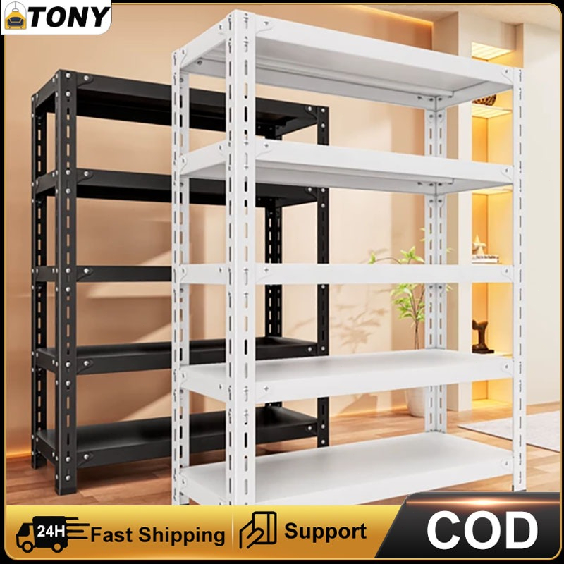 Steel Shelf Steel Rack 3/4/5 layer Steel Rack Shelves Rack Organizer ...