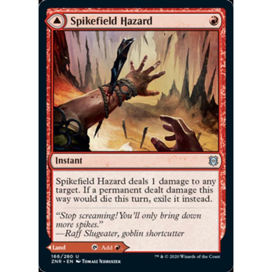 Spikefield Hazard - Zendikar Rising (ZNR) - RED | Shopee Philippines