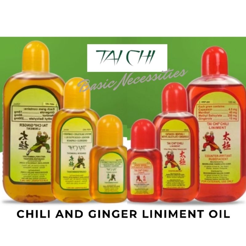 TAI CHI OIL GINGER AND CHILI 60 AND 120ML | Shopee Philippines