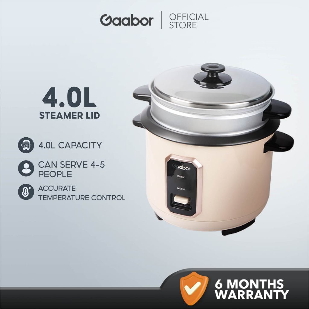 Gaabor Rice Cooker Multi-Functional Menu Modern Design Accurate ...