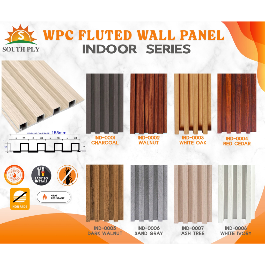 Premium WPC Fluted Wall Panel – INDOOR WPC WALL FLUTED PANEL , INDOOR ...