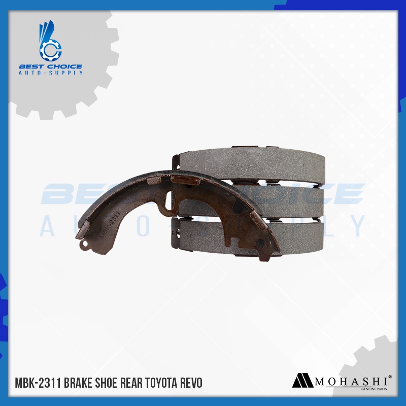 BRAKE SHOE TOYOTA REVO REAR MOHASHI MBK-2311 (4PCS) | Shopee Philippines