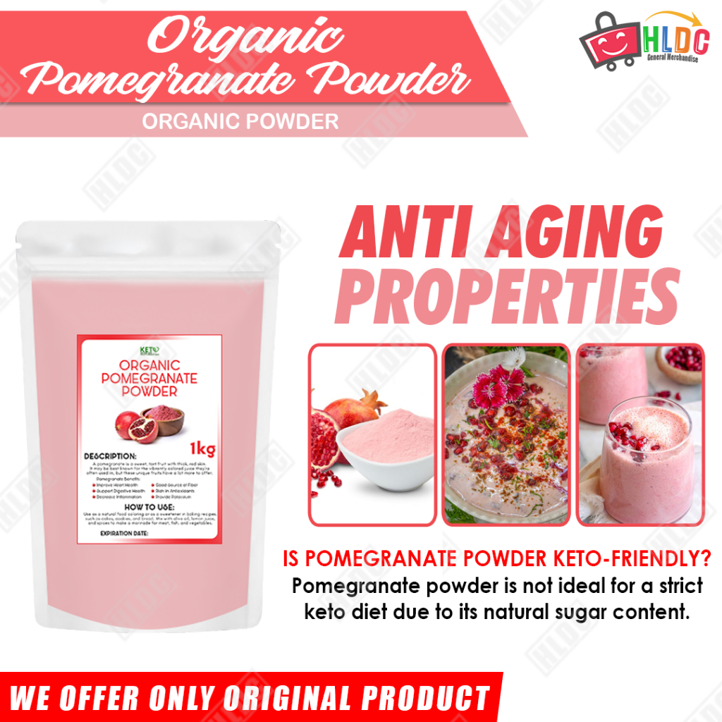 POMEGRANATE POWDER — Organic, Drink Mix, Fruit Powder | Shopee Philippines