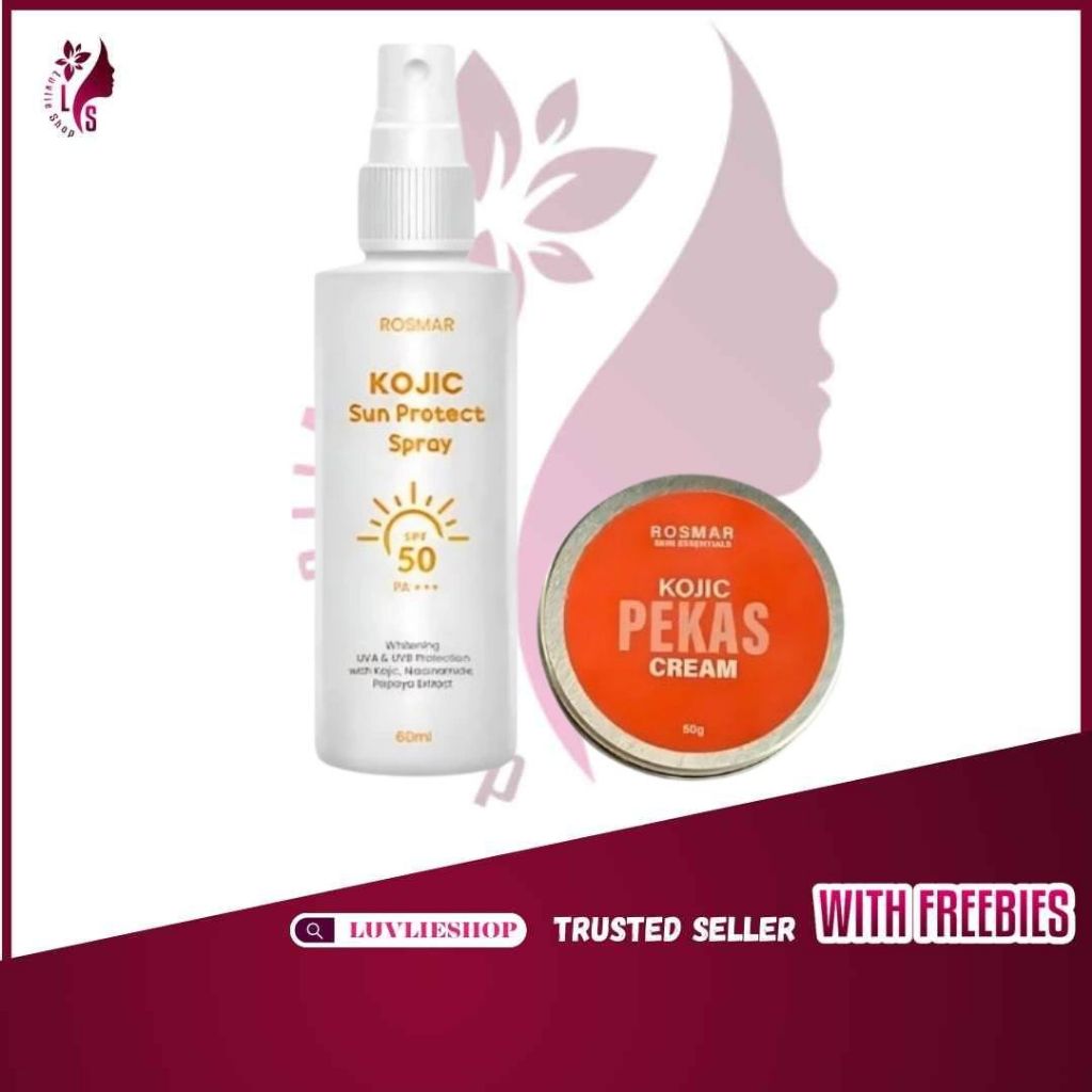 Rosmar Kojic Pekas Cream Kojic Sun Protect Spray Sunblock Moiturizing ...