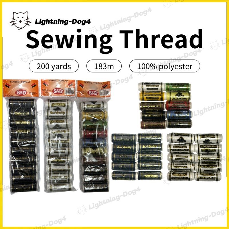 10pcs/pack random brand Sewing Thread mixed color tailor thread textile ...