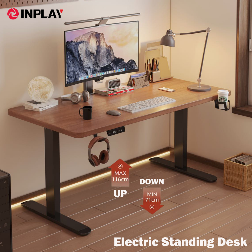 Inplay EK-120A Electric Standing Desk Table Adjustable Height Memory ...