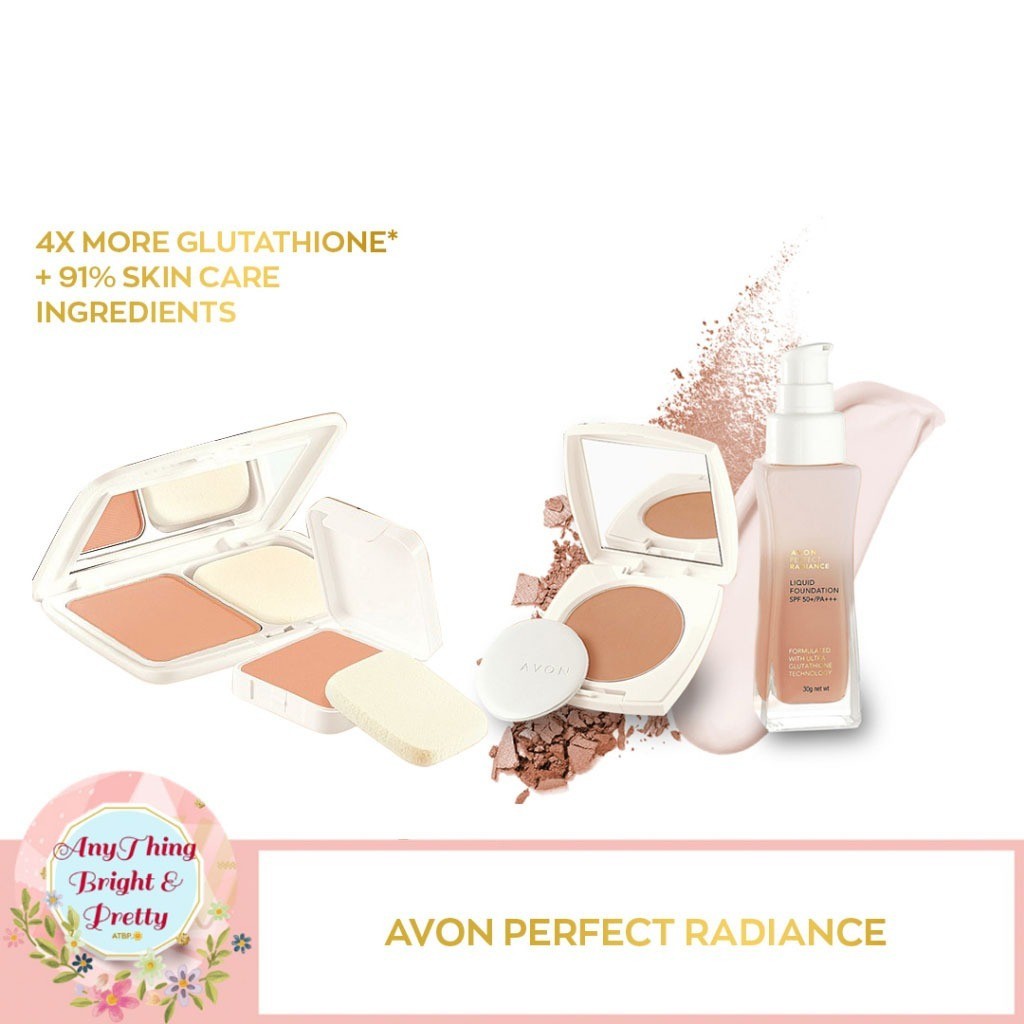 Avon Perfect Radiance Dual Powder Foundation SPF 22 / PA+++ | Shopee ...