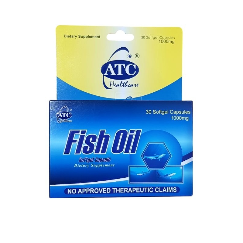 ATC Health Fish Oil 1000mg | 30's Softgel Capsules | Shopee Philippines