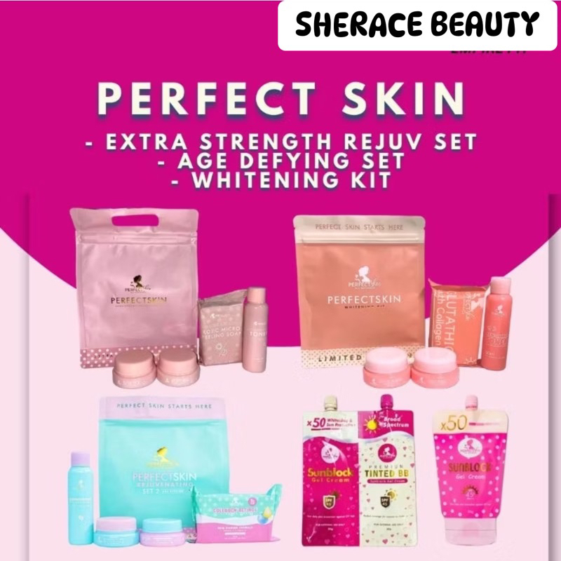 Perfect Skin Rejuvenating Set / Sunblock cream | Shopee Philippines