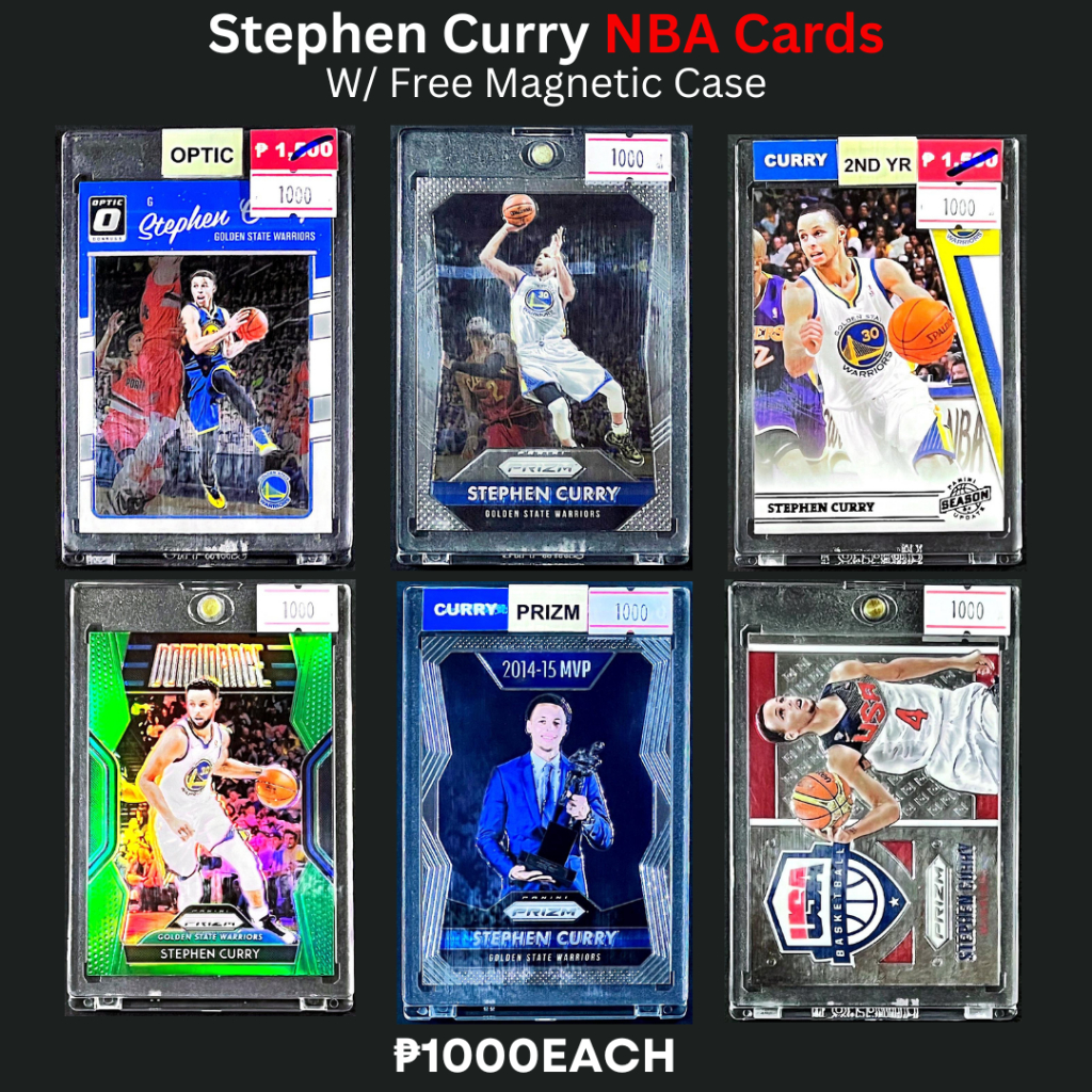 Stephen Curry NBA Cards W/ Free Magnetic Case | Shopee Philippines